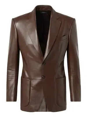 TOM FORD Leather Blazer
