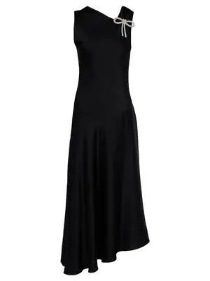 JIL SANDER Embellished Midi Dress - Black