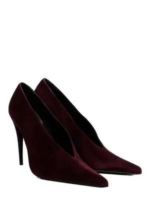 Magda Butrym Suede Pumps - Purple