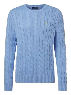 Polo Ralph Lauren Cable-knit Cotton Sweater - Blue