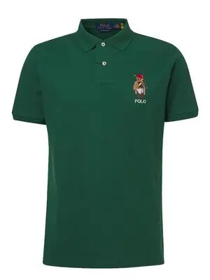 Polo Ralph Lauren Polo Bear Cotton Piqué Polo Shirt - Green