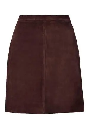 STOULS Lucie 22 Suede Miniskirt