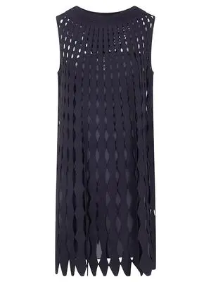 Emporio Armani Sleeveless Midi Dress - Black