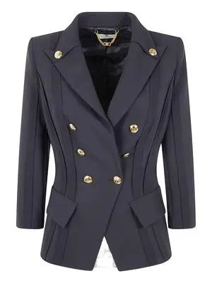 ELISABETTA FRANCHI Tailored Double-Breasted Jacket
