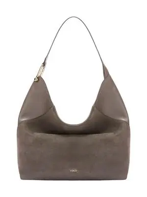 Furla Lara Large Hobo Bag - Gray