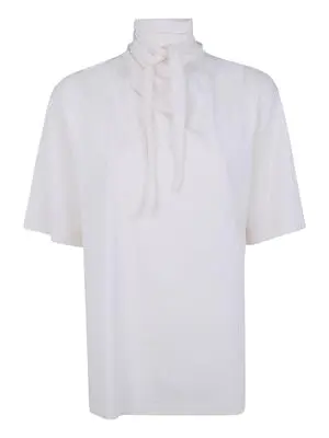 LEMAIRE Tie Neck T-Shirt
