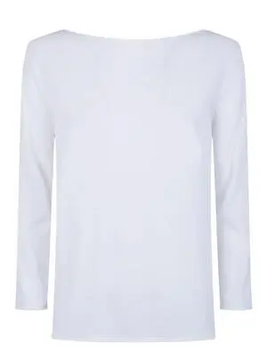 Liviana Conti Keyyie Boat Neck Sweater - White