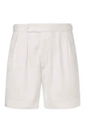 Polo Ralph Lauren Cotton Twill Shorts - White