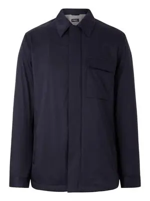 Kiton Kiton - Padded Shell Overshirt - Men - Blue  Navy