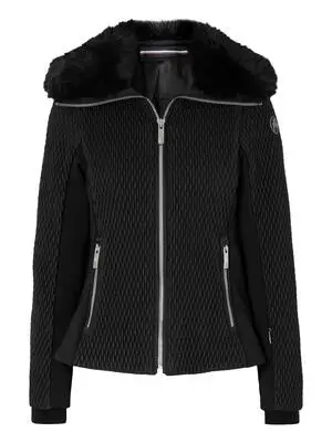 Fusalp Montana Plush-trimmed Padded Ski Jacket - Black