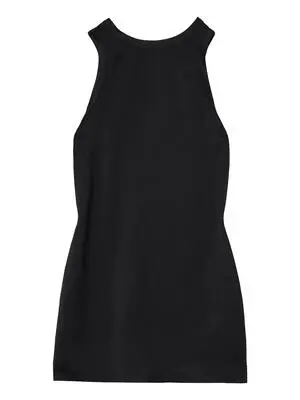 TOTEME Satin Tank Top - Black