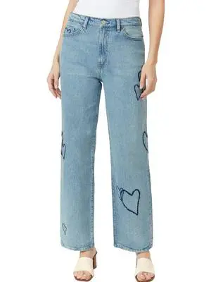 Habitual Wythe Hearted High-waist Jeans - Aire