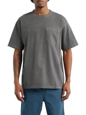 Carhartt Work In Progress Torion Distressed Pocket T-shirt - Black (grind Wash)