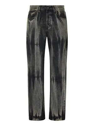 KALLMEYER Gabby Distressed High-rise Jeans - Black