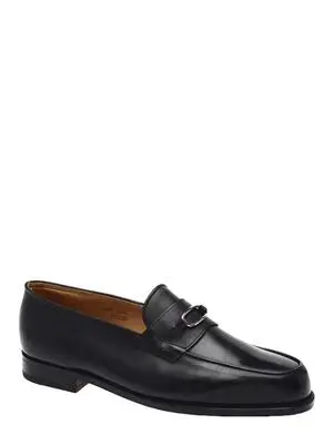 John Lobb Lopez Ring Penny Loafer - Black