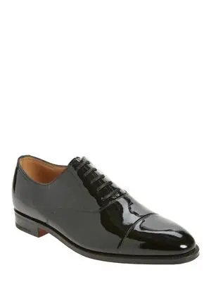 John Lobb City Ii Cap Toe Oxford - Black