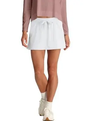 FREE FLY Driftlight Drawstring Mini Skirt Bright White
