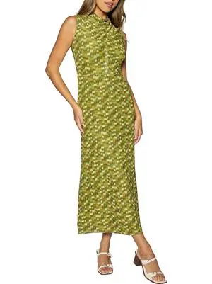 LOST + WANDER Sierra Dreams Printed Maxi Dress - Green-multi