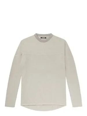 Jacquemus Paneled Cotton-jersey T-shirt - Gray