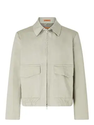 Barena Venezia Cotton-gabardine Blouson Jacket - Green