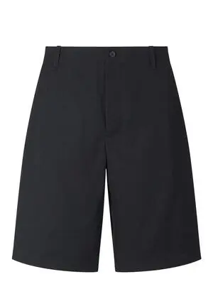 Jacquemus Straight-leg Wool-twill Shorts - Black
