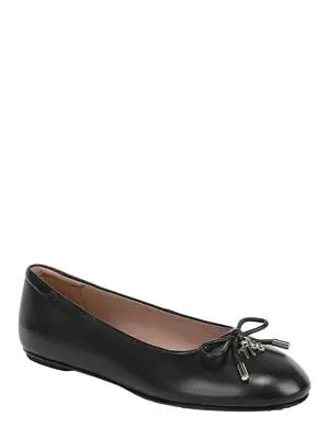 Naturalizer Ashlyn Leather Flat - Black