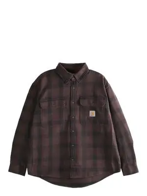 Carhartt Work In Progress Checked Cotton Short Shirt - Red
