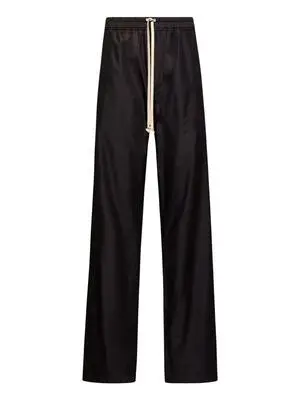 MONCLER + RICK OWENS Straight Leg Taffeta Trousers - Black