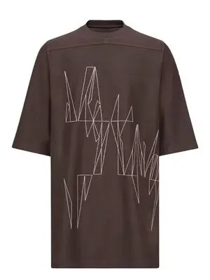 MONCLER + RICK OWENS Jumbo T-shirt - Brown
