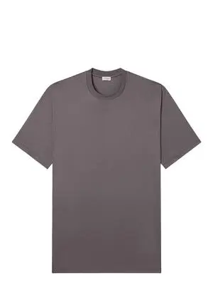 Zimmerli Cotton-jersey T-shirt - Brown