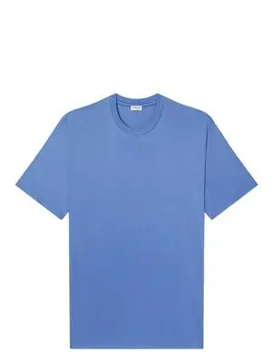 Zimmerli Sea Island Cotton-jersey T-shirt - Blue