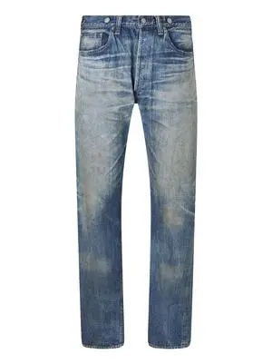 SAINT MXXXXXX Berberjin Straight-leg Jeans - Blue