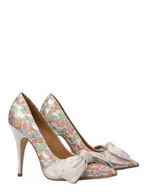 Tory Burch Jacquard Bow Pumps - Legacy Paisley