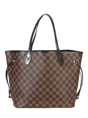 LOUIS VUITTON Damier Ebene Neverfull Mm - Brown