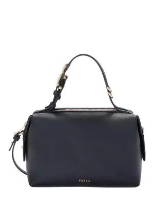 Furla Double Zip Boston Tote Bag - Black