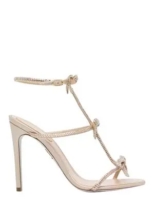 Rene Caovilla 105mm Caterina Sandals - Neutrals