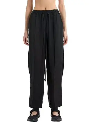 SONG FOR THE MUTE Texture-detail Trousers - Black