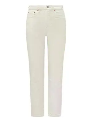 LEVI'S 501 Cropped Denim - Neutrals
