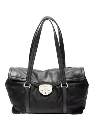 Prada Logo-detail Shoulder Bag - Black
