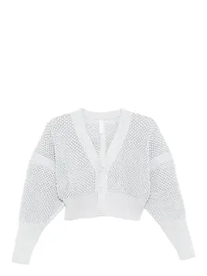 CFCL Lattice Cropped Cardigan