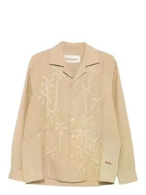 BAZISZT Palm-tree Shirt - Neutrals