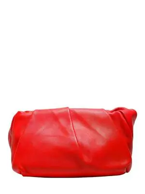 Burberry 2000s Leather Clutch - Red