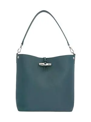LONGCHAMP Le Roseau Pebbled Texture Tote Bag With Silver-Tone Hardware