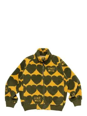 HUMAN MADE Heart Fleece Jacket - Green