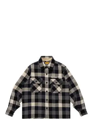 HUMAN MADE Wool Check Shirt Jacket - Black