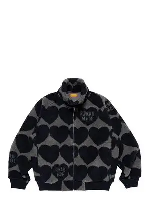 HUMAN MADE Heart Fleece Jacket - Blue