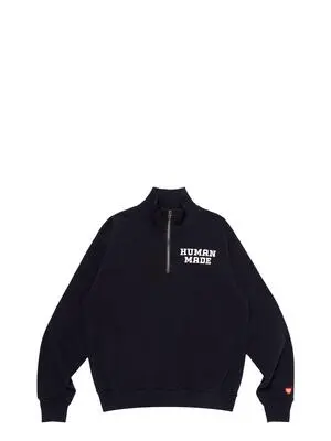 HUMAN MADE Half Zip Sweatshirt - Blue