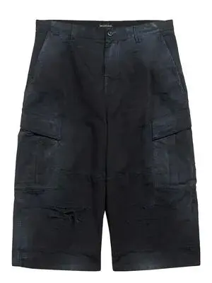 Balenciaga Cropped Cargo Pants - Black