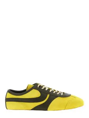Dries Van Noten Leather Sneakers - Yellow