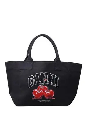 GANNI Tote Bag - Black